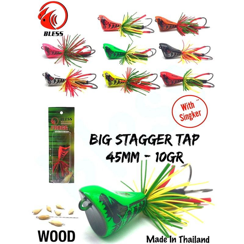 Jual UMPAN CASTING JAWS BLESS BIG STAGGER TAP ( WITH SINGKER ) | Shopee ...