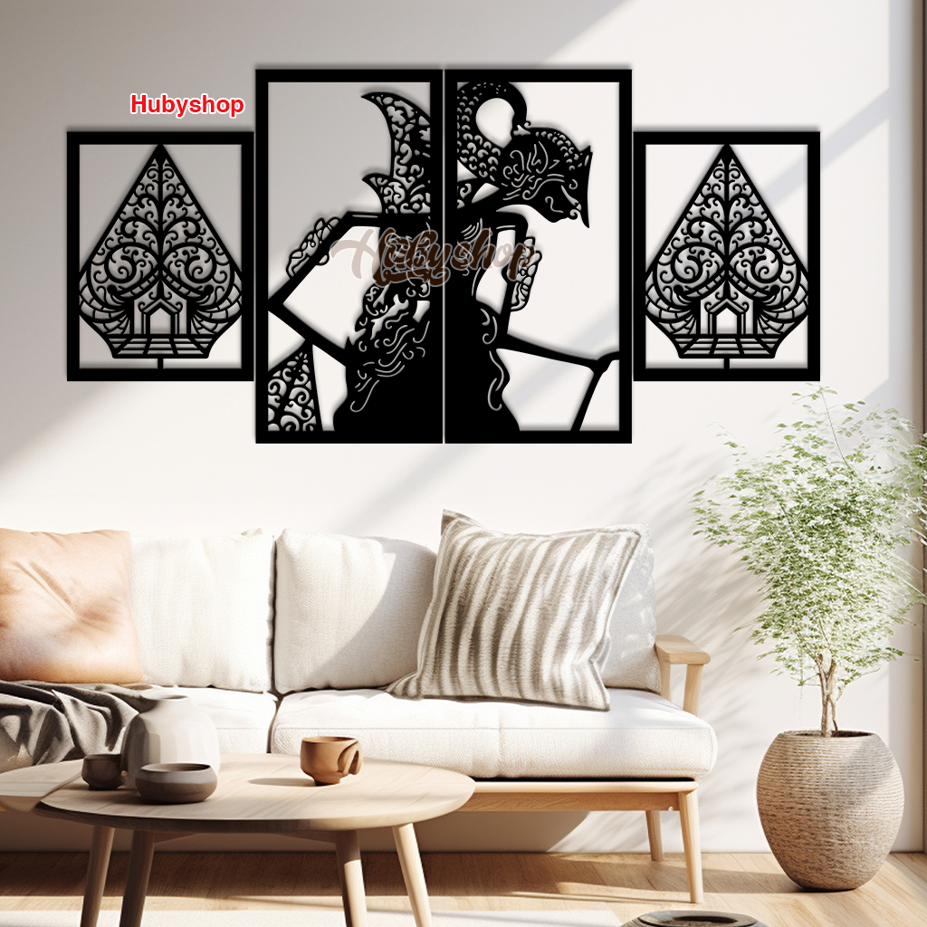 Jual WALL DECOR 3D WAYANG 4 PANEL (1 set) / TEMA JAWA | Shopee Indonesia