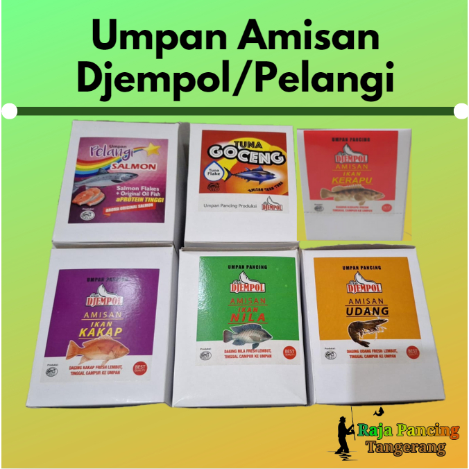 Jual Umpan Amisan Djempol/Pelangi Tuna/ Salmon/ Krapu/ Kakap/ Nila ...