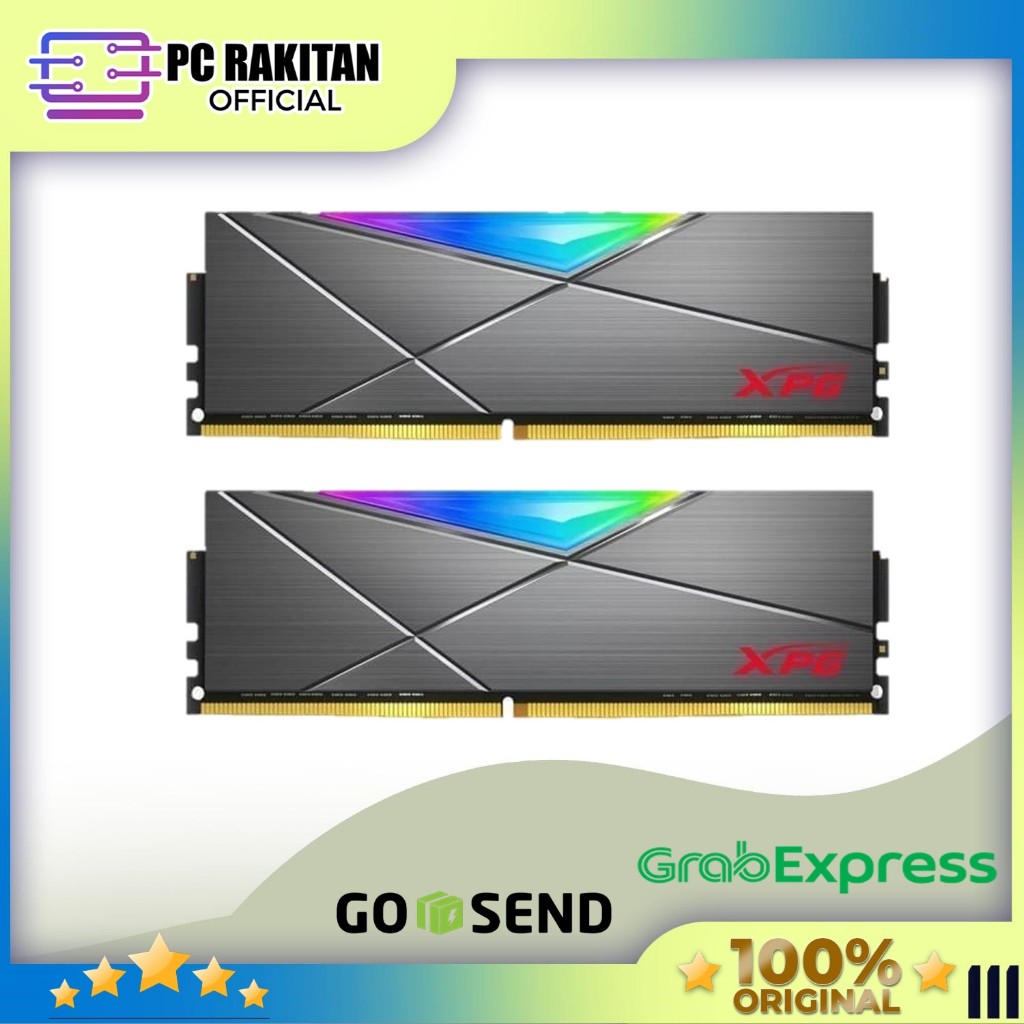 Jual ADATA XPG RAM LONGDIMM DDR4 32GB (16GBX2) PC3600 SPECTRIX D50 ...