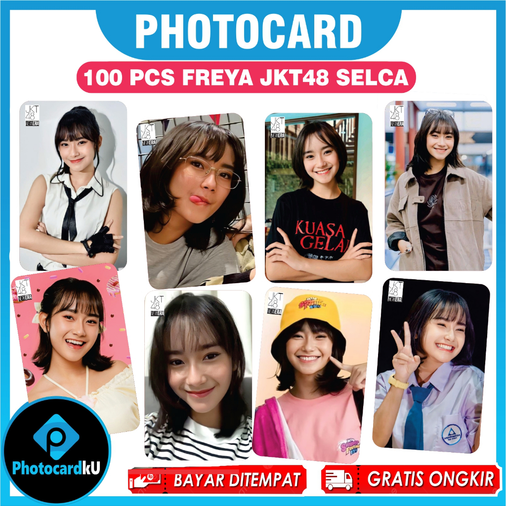 Jual Photocard Freya JKT48 Selca 100 Pcs Bonus Gantungan Kunci + Innerslave COD (PHOTOCARDKU ...