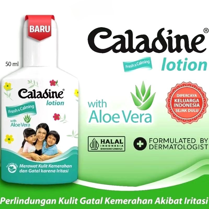 Jual Caladine Lotion fresh & Calming with Aloe Vera 50ml | Shopee Indonesia