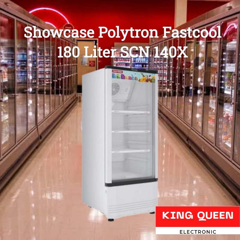 Jual Showcase Polytron Fastcool 180 Liter SCN 140X | Shopee Indonesia