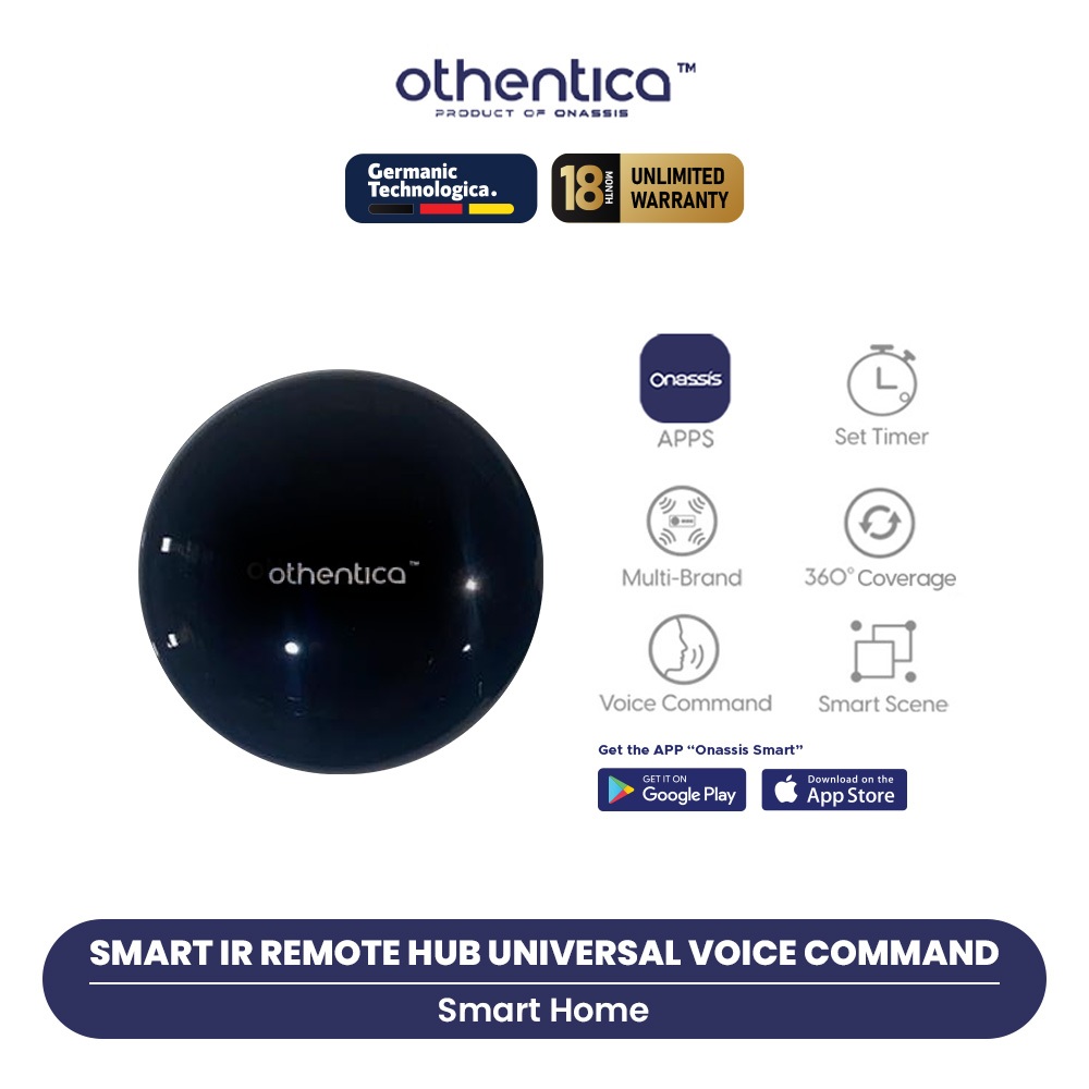 Jual Othentica Smart IR Remote Hub Universal Voice Command | Shopee ...