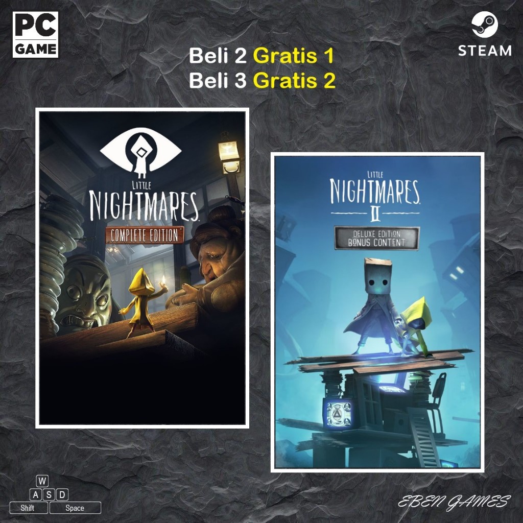 Jual Little Nightmares 1 + Little Nightmares 2 PC Game Original | Shopee Indonesia