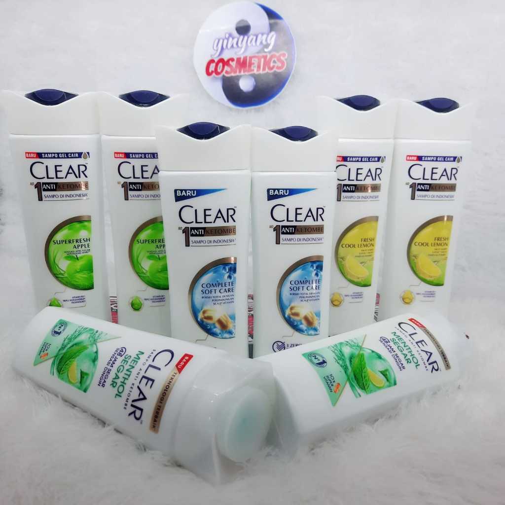 Jual CLEAR SHAMPOO BOTOL KEMASAN 160ML Ketombe | Shopee Indonesia