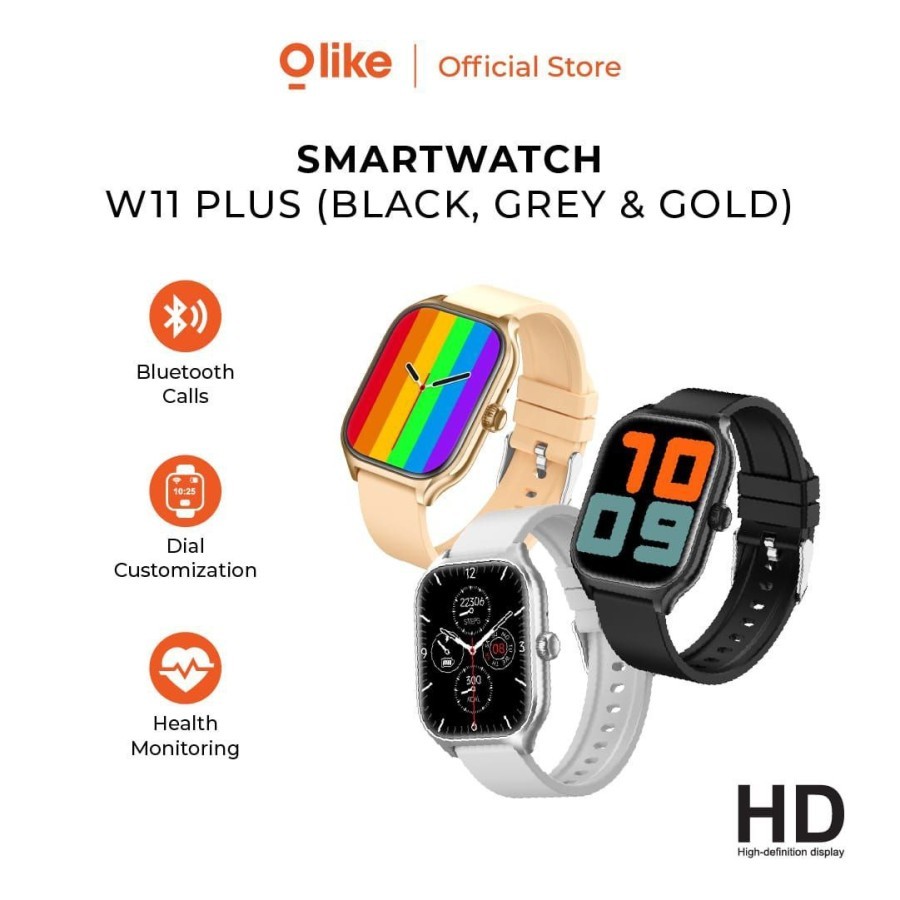 Jual Olike W11 Plus Smartwatch With Health Monitor Multi Sport Mode ...