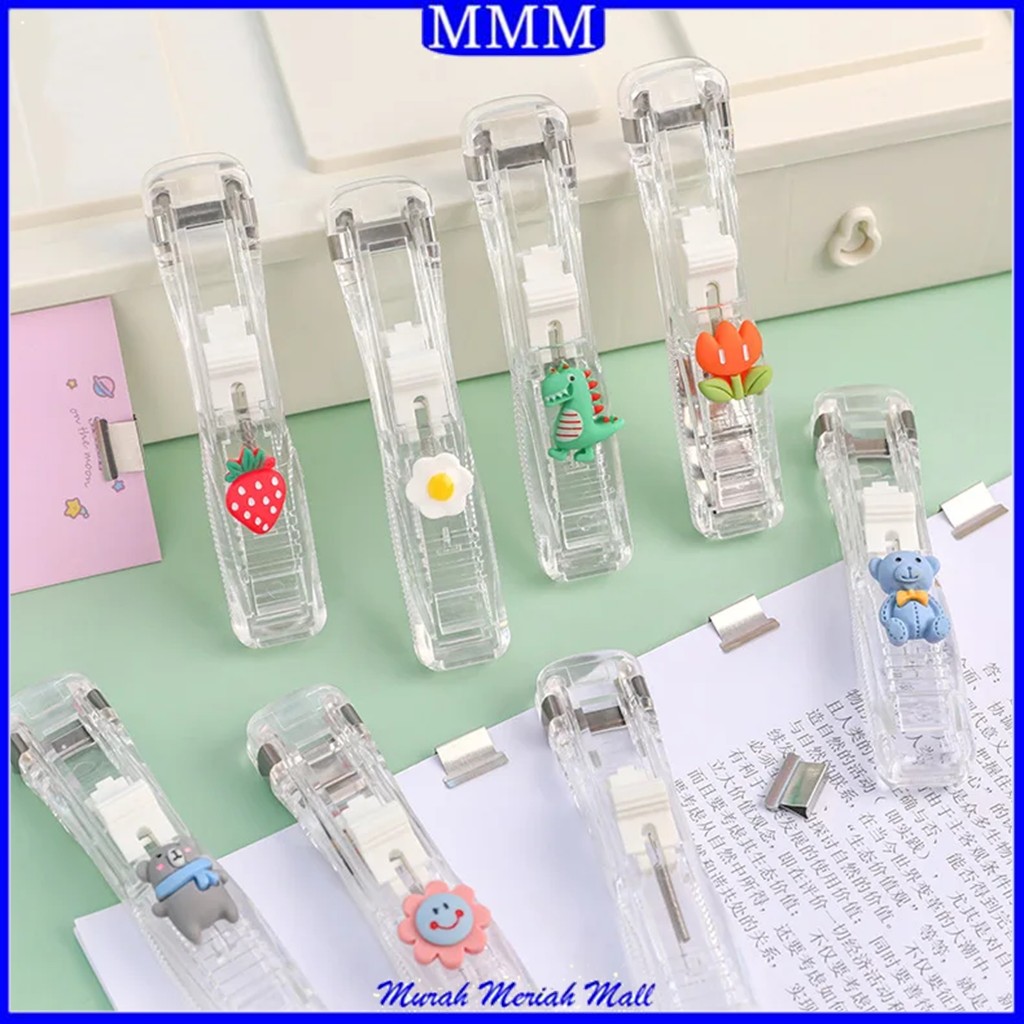 Jual MMM Penjepit Kertas Stapler Dorong Kliper Paper Clips Poratble ...