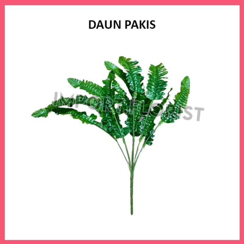Jual Tanaman Hias Daun Pakis Group Artificial Plastik Dekorasi (F05 ...
