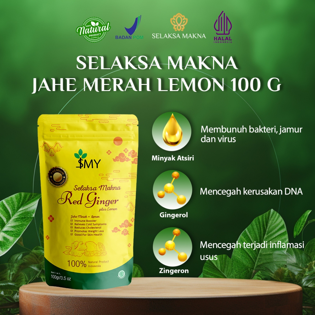 Jual SELAKSA MAKNA Jahe Merah Lemon 100Gr | Shopee Indonesia