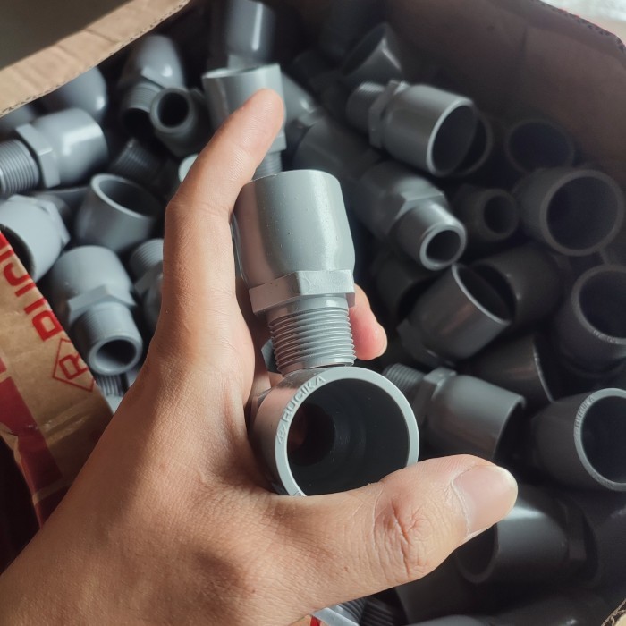 Jual SDL 3/4x1inch | Sock Drat Luar 3/4inch x 1inch | Sambungan Paralon | Shopee Indonesia