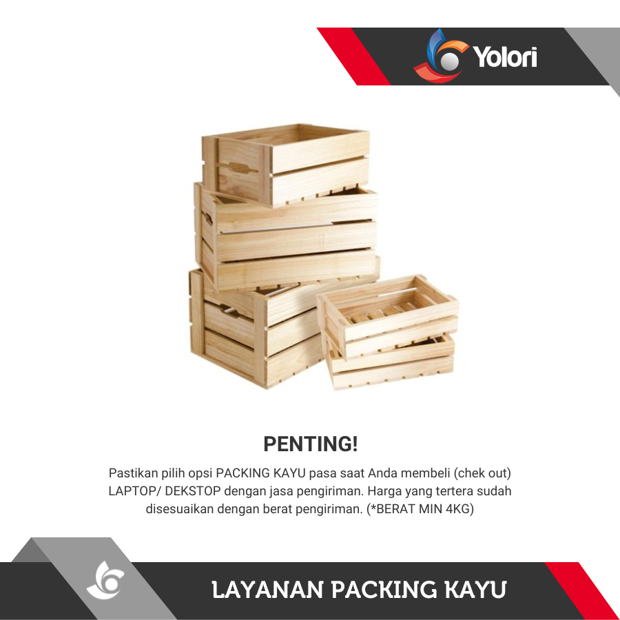 Jual Tambahan Biaya Packing Kayu JNE Untuk Desktop | Shopee Indonesia