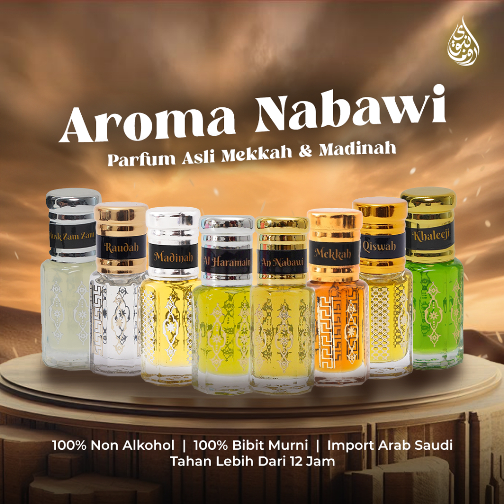 Jual Parfum Arab Asli Qiswah Raudah Mekkah Madinah | Shopee Indonesia