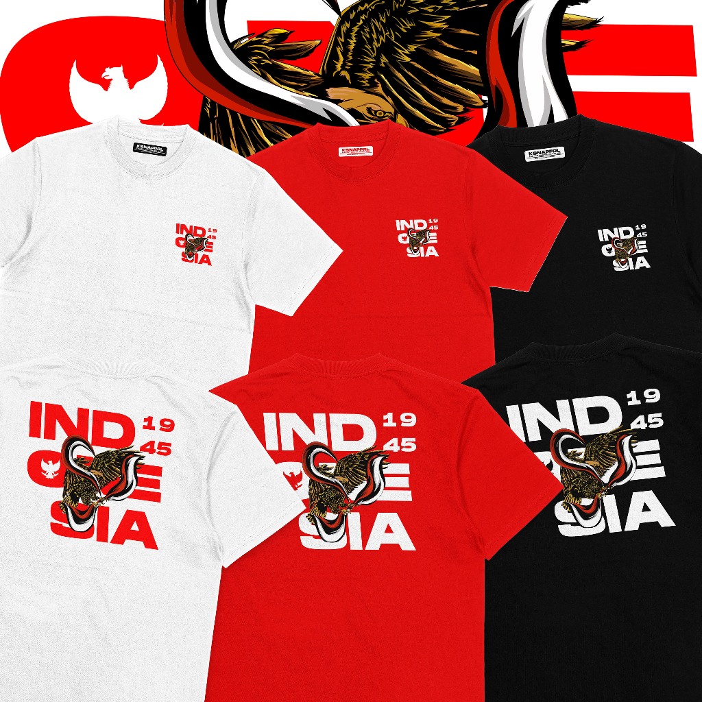 Jual Kaos Indonesia Merdeka " INDO GARUDA " - Kemerdekaan Indonesia 80 ...