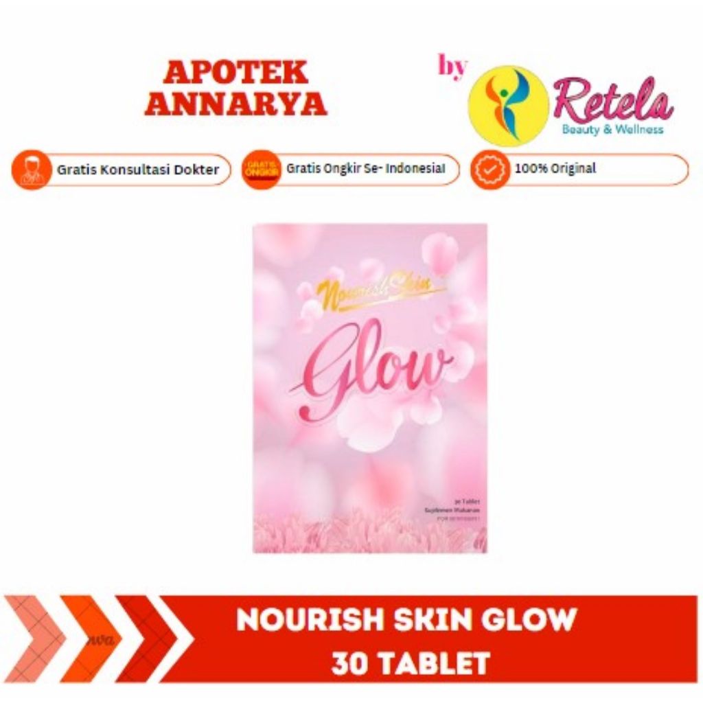 Jual NOURISH SKIN GLOW 30 TABLET | Shopee Indonesia