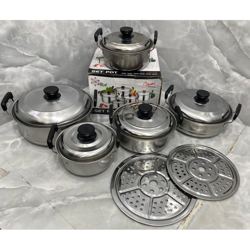 Jual Panci Set Stainless | Shopee Indonesia