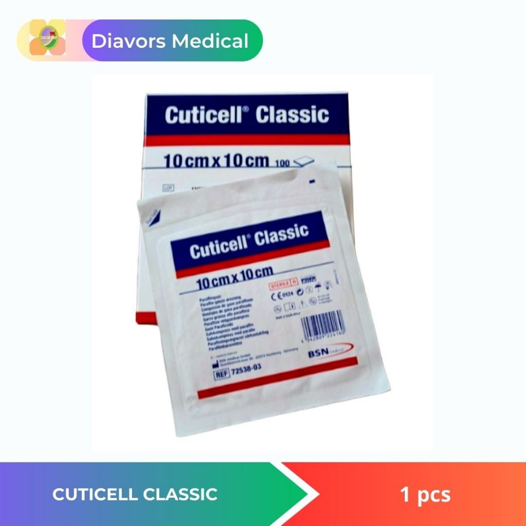 Jual Cuticell classic 10 cm x 10 cm Parrafin dressing / Penutup Luka ...