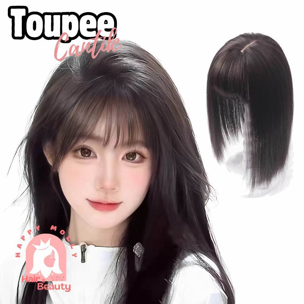 Jual 1 Pcs Toupee Poni Wanita Korean Style - Rambut Palsu - Hair Clip ...