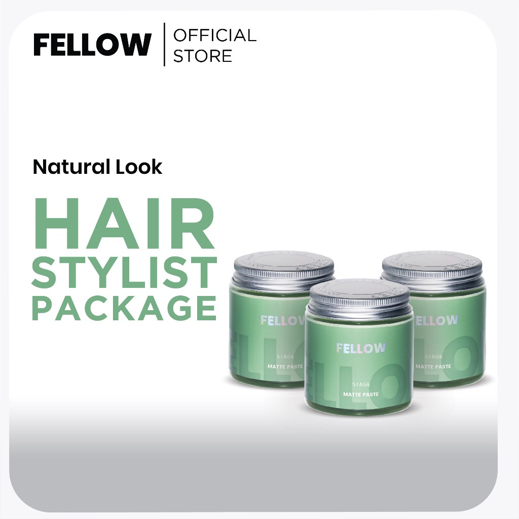 Jual FELLOW STAGE PACKAGE - Matte paste Pomade isi 3 pcs | Shopee Indonesia