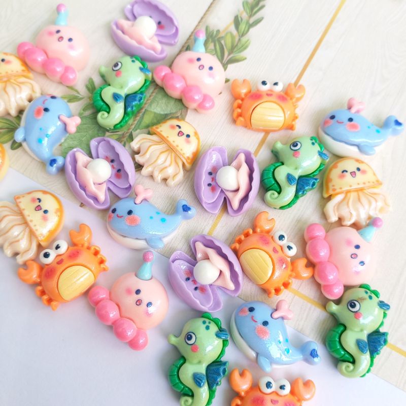 Jual clay seaworld small aneka animl lucu clay saja bahan kreasi ...