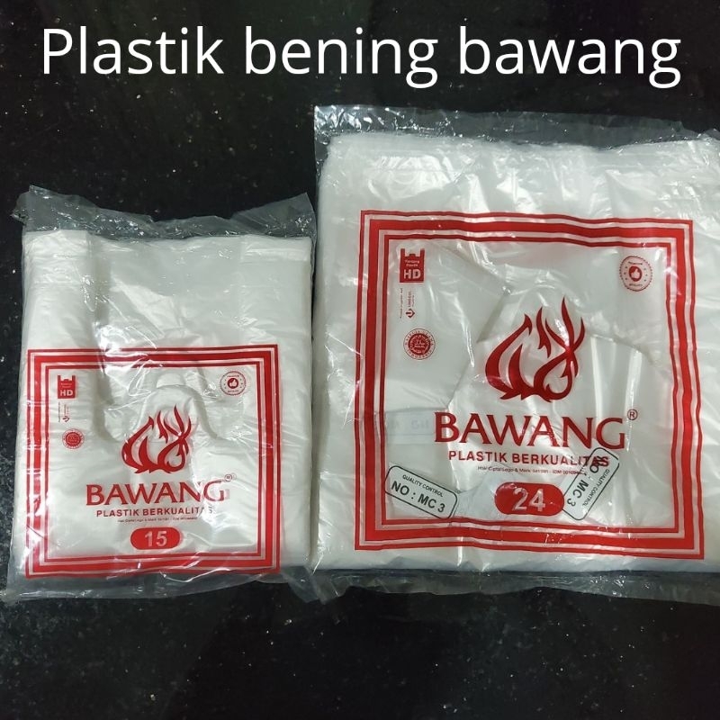 Jual kantong hd plastik bening bawang ukuran 15 24 | plastik bening ...