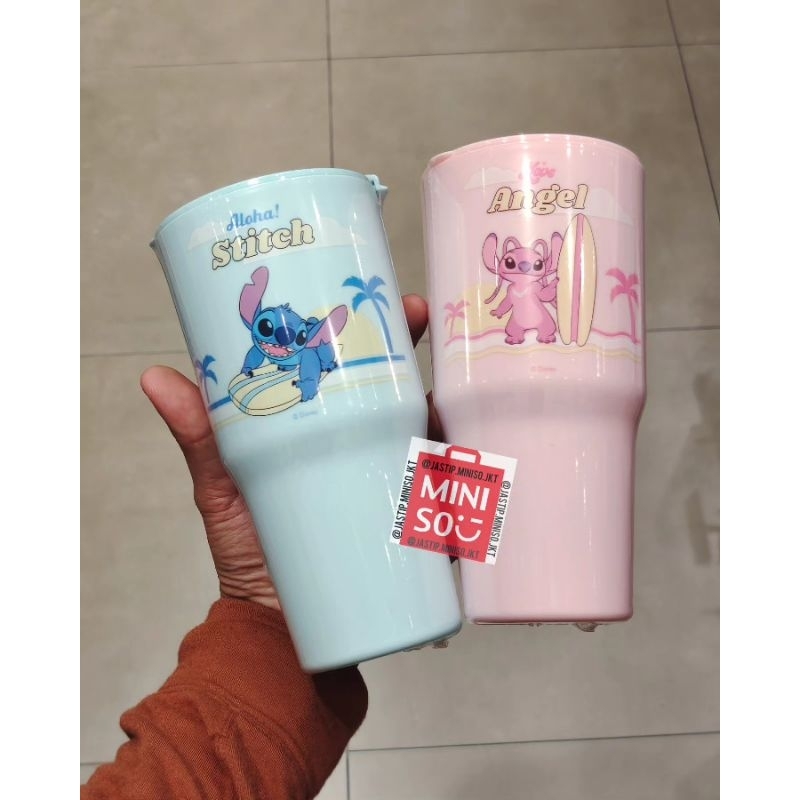 Jual MINISO 🆕 Botol Minum DISNEY STITCH Collection (800ml) ANGEL ...