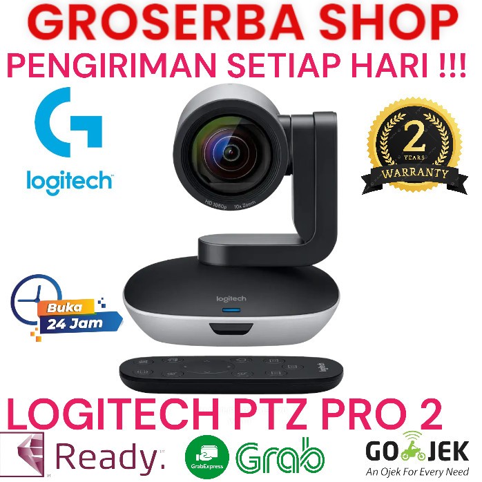Jual LOGITECH CC2900EP PTZ PRO 2 - Webcam LOGITECH PTZ PRO 2 Kamera ...