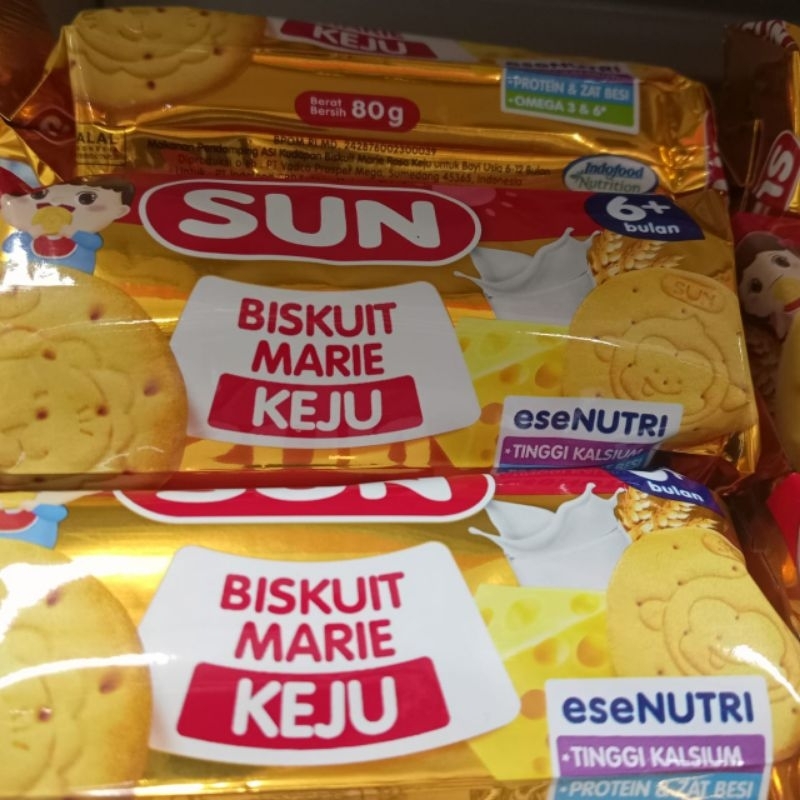 Jual SUN marie biscuit susu dan keju 80gr | Shopee Indonesia