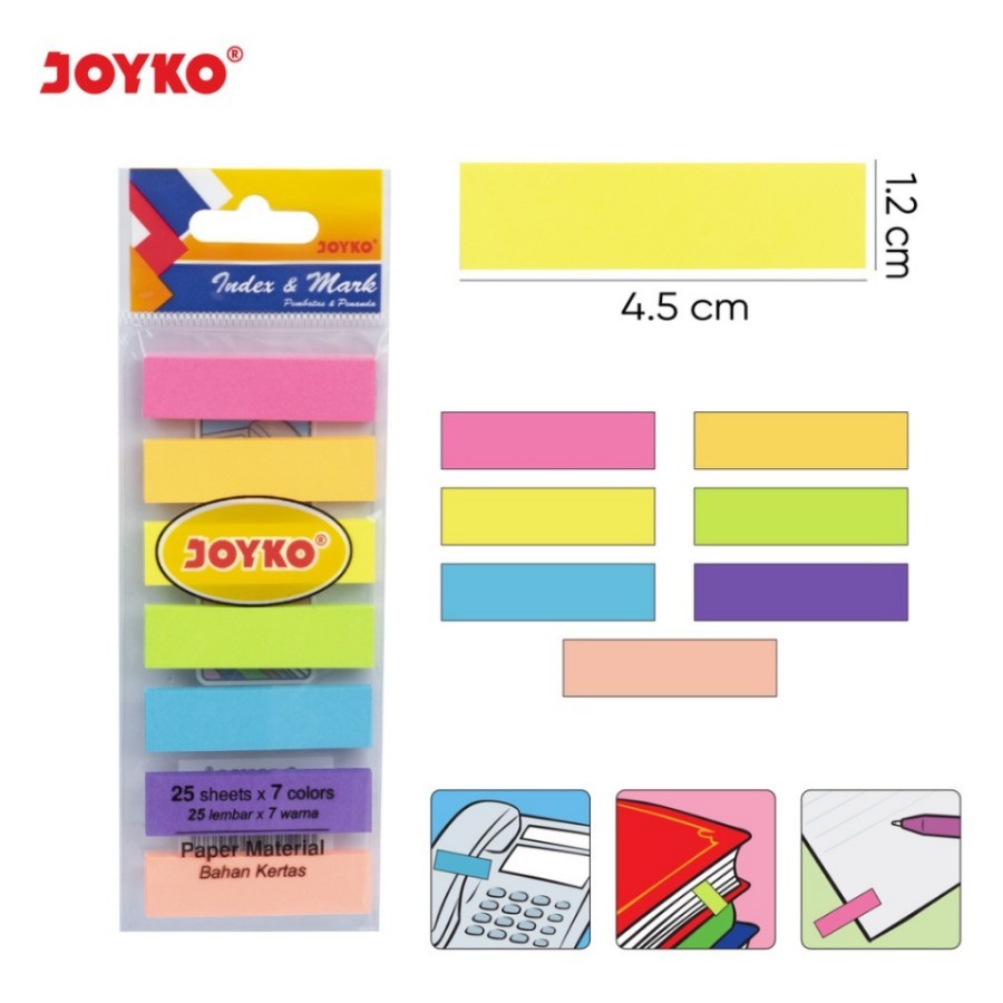 Jual Index & Mark Joyko Pembatas Dan Penanda Pembatas Buku IM - 32 ...