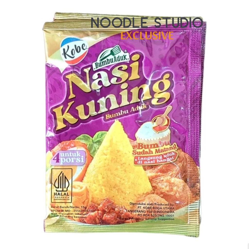Jual Kobe Bumbu Instan Instant Nasi Kuning Aduk 15 Gr Gram Per Pcs ...