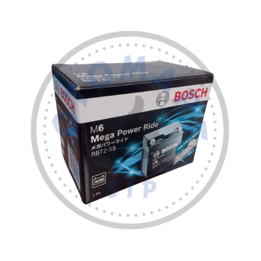 Jual Aki Kering Motor - Maintenance Free - Bosch RBTZ-5S | Shopee Indonesia