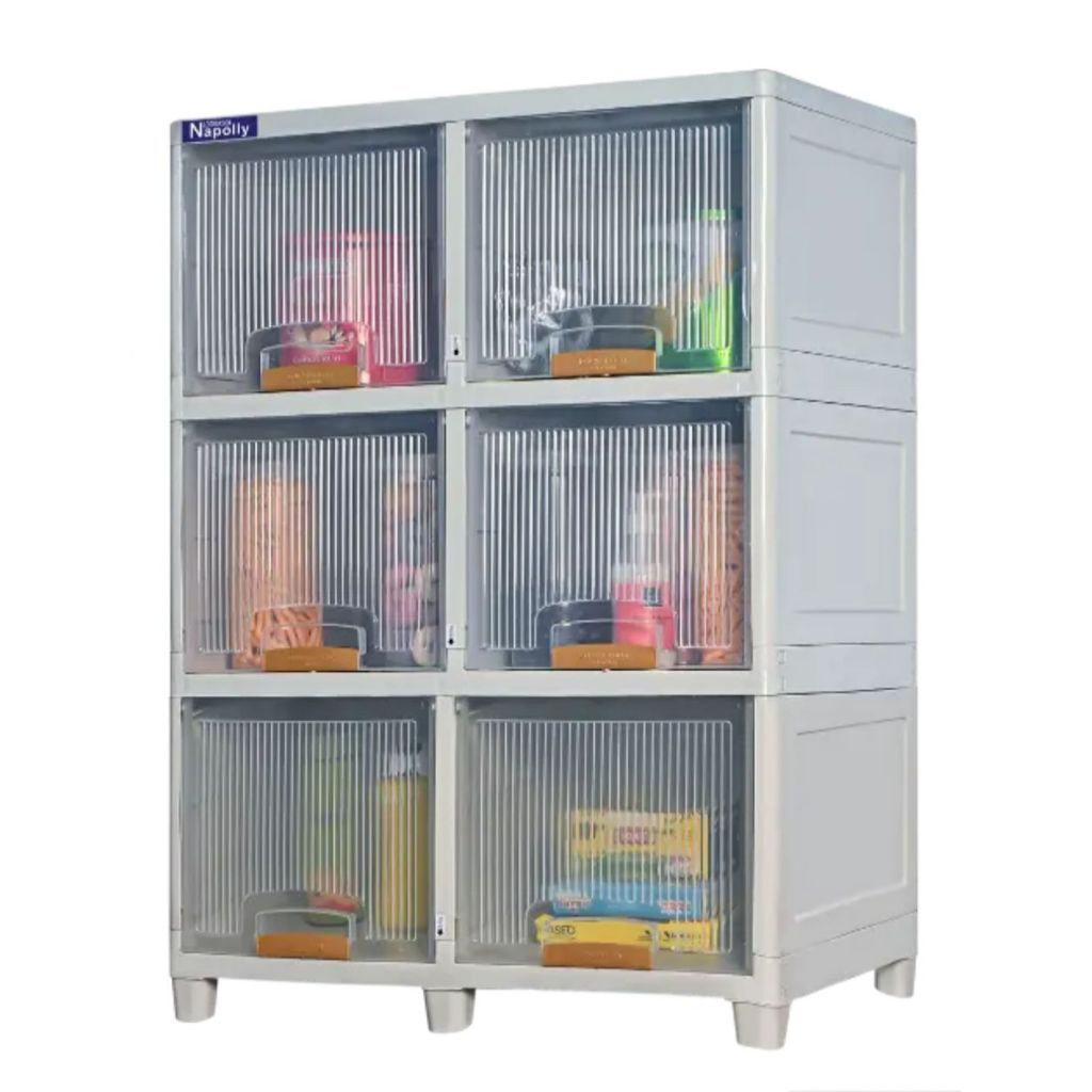 Jual LEMARI NAPOLLY LOCKER BOX LEMARI SUSUN LEMARI DAPUR 6 RUANG ...