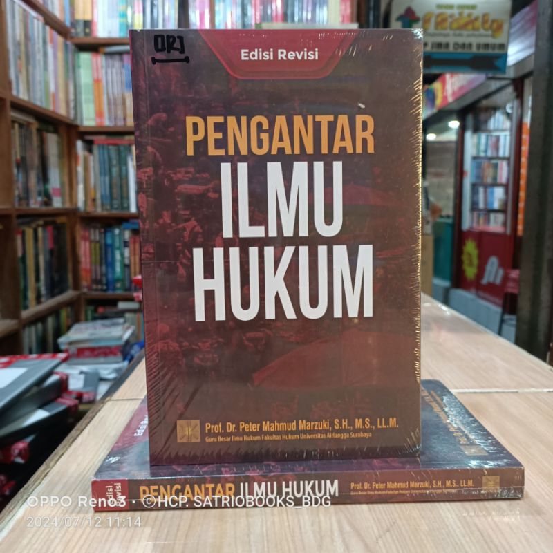 Jual ORI - PENGANTAR ILMU HUKUM EDISI REVISI. PROF. DR. PETER MAHMUD MARZUKI.S.H. ORIGINAL ...