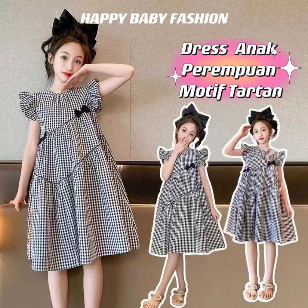 Jual 【Happy Baby】NEW DRESS Anak Perempuan Motif Tartan Import QZ-155 ...