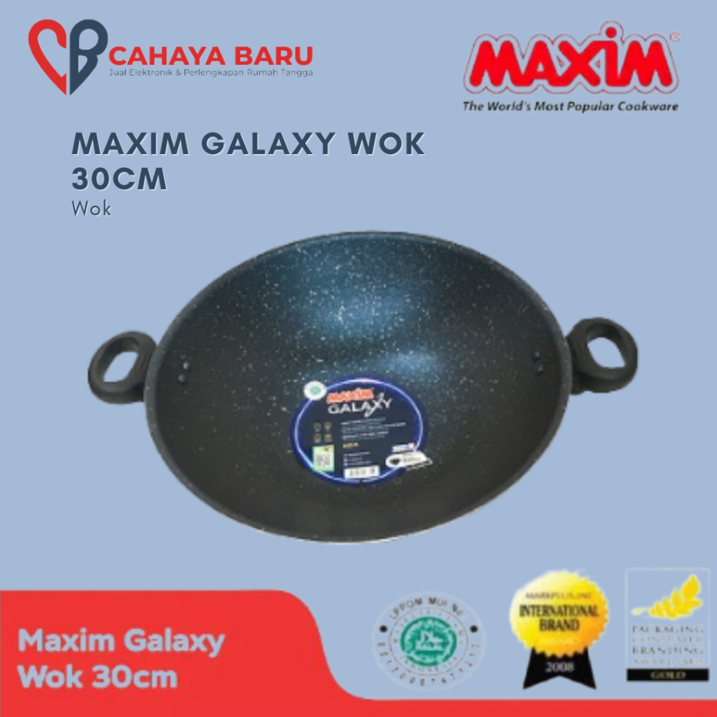 Jual MAXIM GALAXY WOK 30CM | Shopee Indonesia
