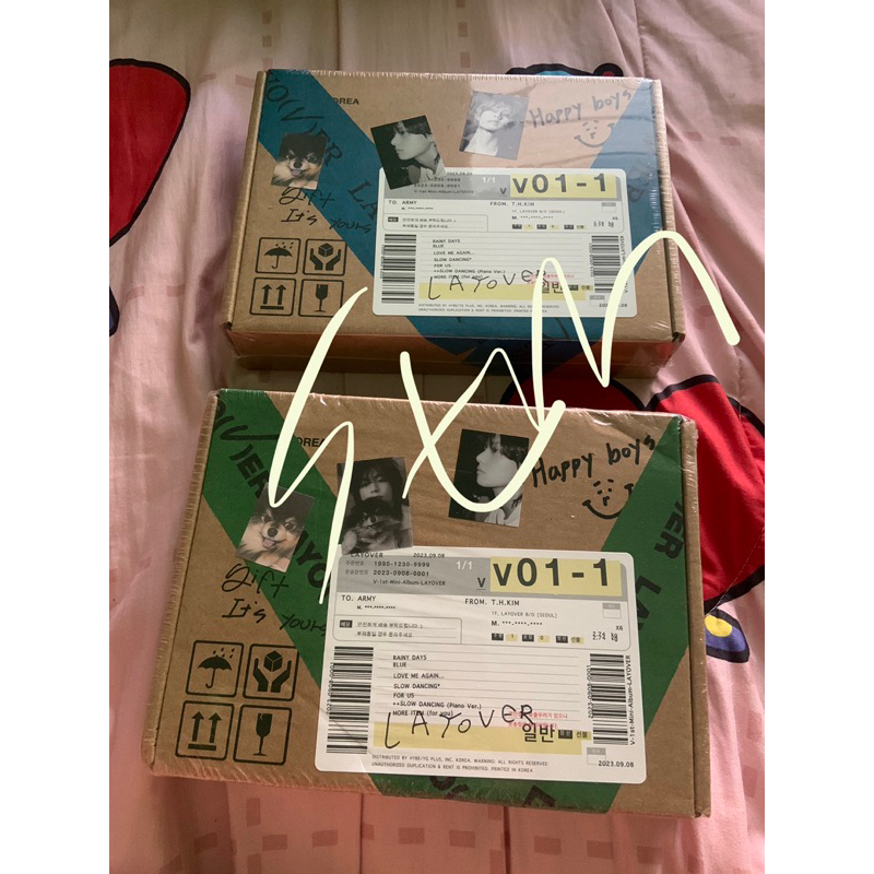 Jual BTS V LAYOVER ALBUM SOLO SEALED NEW KIM TAEHYUNG BANGTAN GREEN ...