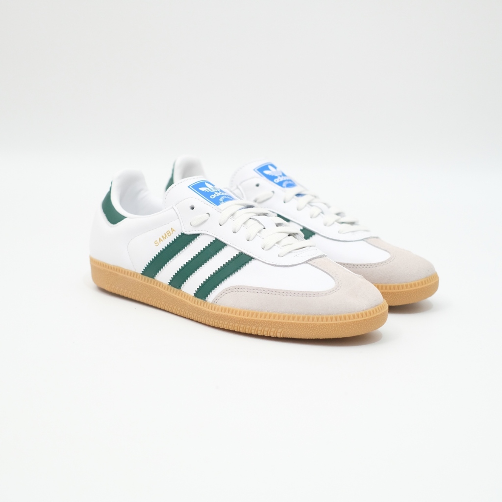 Jual Adidas Samba OG Cloud White Collegiate Green Gum | Shopee Indonesia