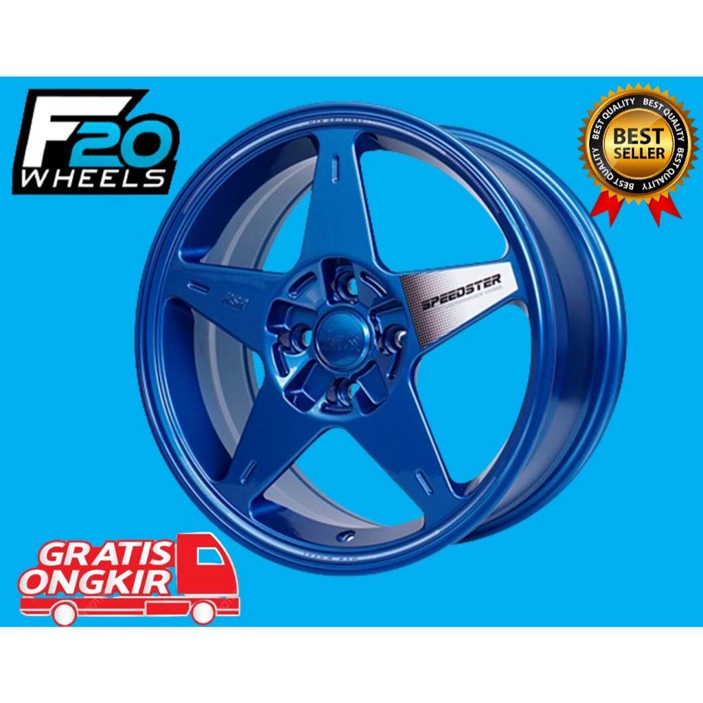 Jual VELG RACING MOBIL BRIO MODEL SPEEDSTER HSR R14X6 H4X100 SIGRA ...