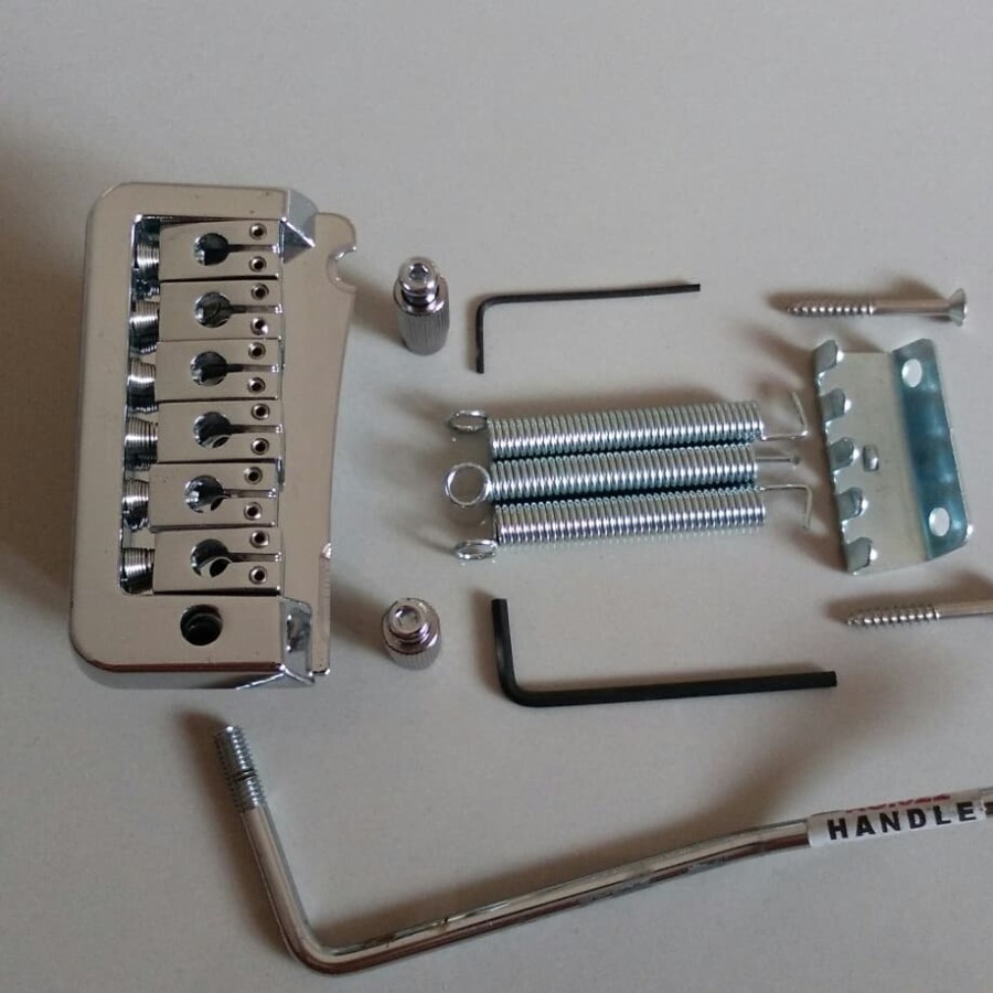 Jual Tremolo Gitar Elektrik Semi Updown Set Chrome 6 String | Shopee ...