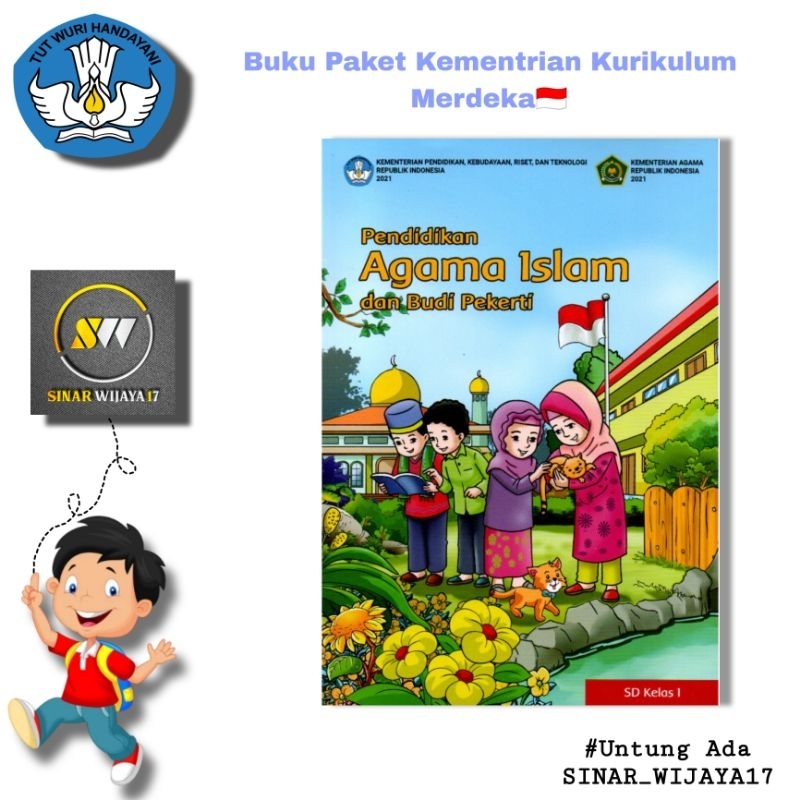 Jual Buku Paket Pendidikan Agama Islam Dan Budi Pekerti Kelas 1 Sd Kurikulum Merdeka Kementrian ...