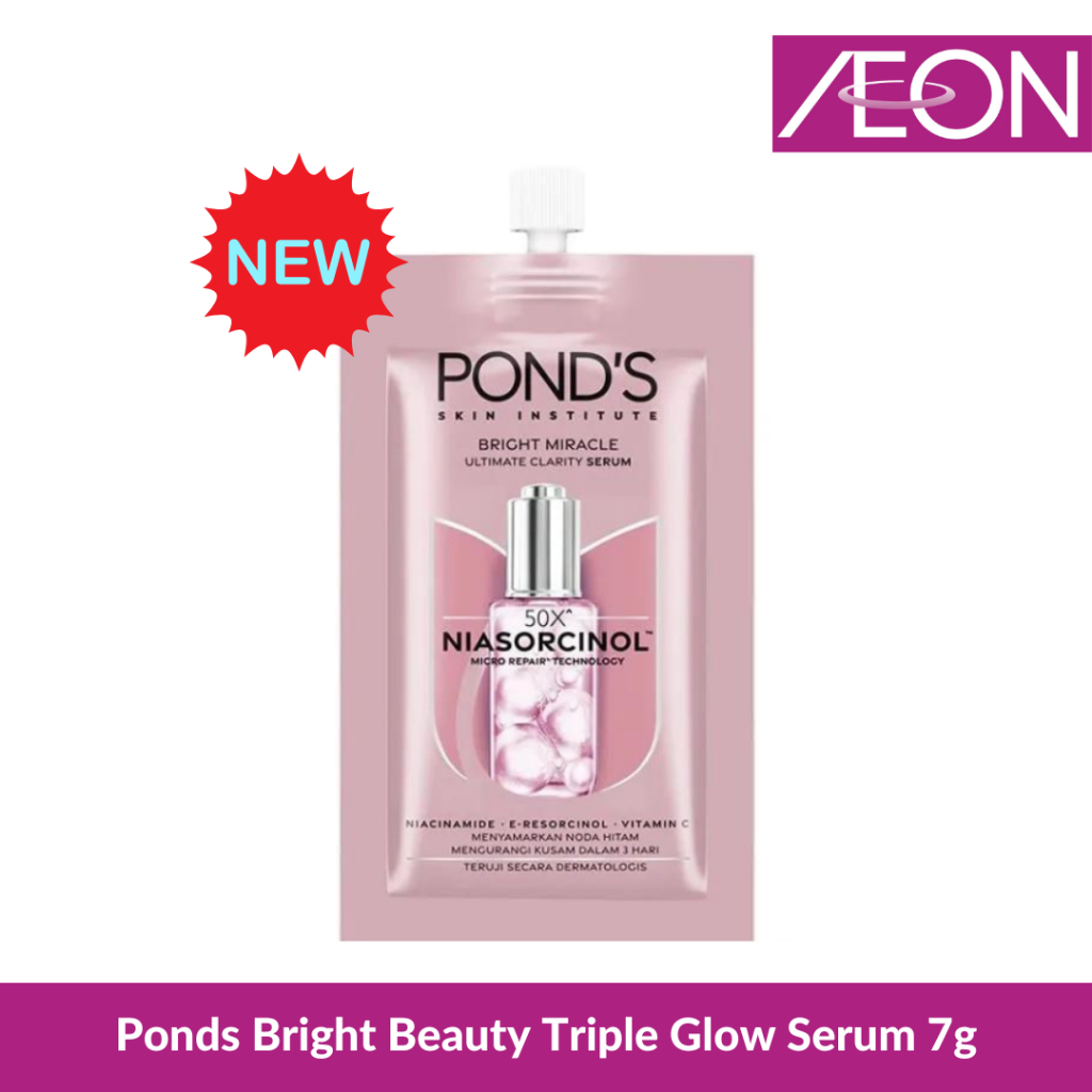 Jual Ponds Bright Beauty Triple Glow Serum 7g | Shopee Indonesia