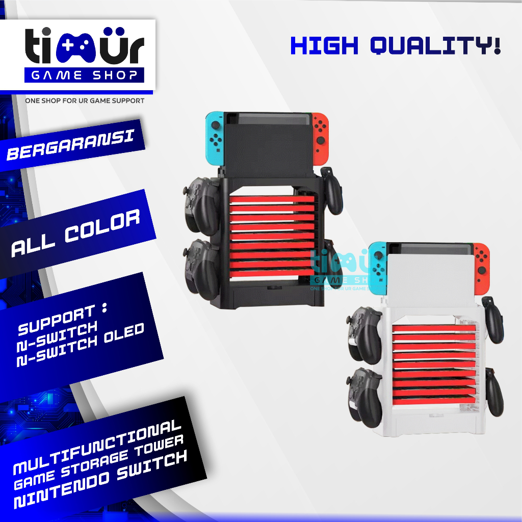 Jual JYS Multifunctional Game Storage Tower Tempat Kaset Joy-Con ...