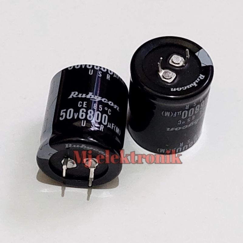 Jual Elco 6800uf 50v elko Rubycon 6800uf 50v For Audio | Shopee Indonesia