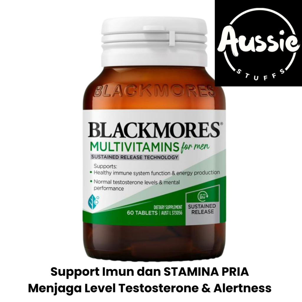 Jual Blackmores Multivitamins For Men Sustained Release 60 Tablets Vitamin dan Mineral Esensial ...
