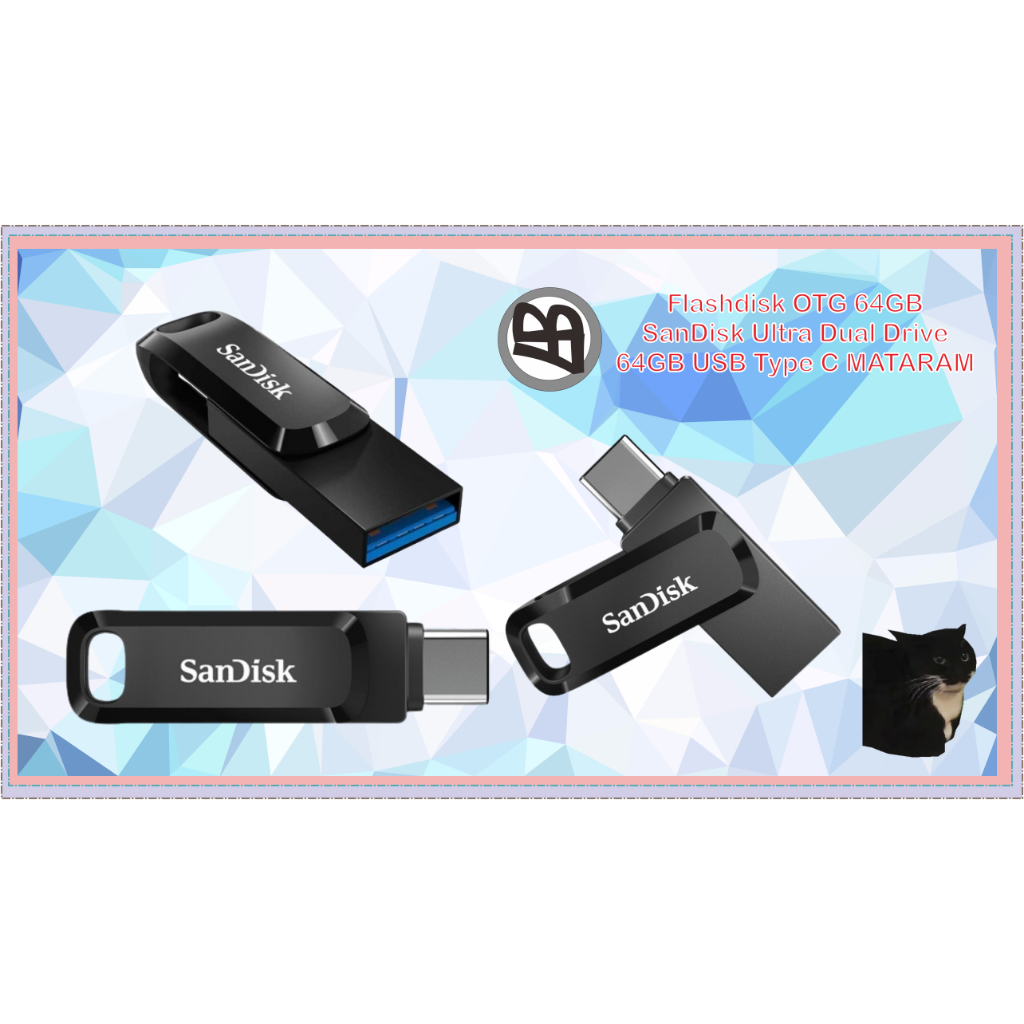 Jual Flashdisk OTG 64GB SanDisk Ultra Dual Drive 64GB USB Type C ...