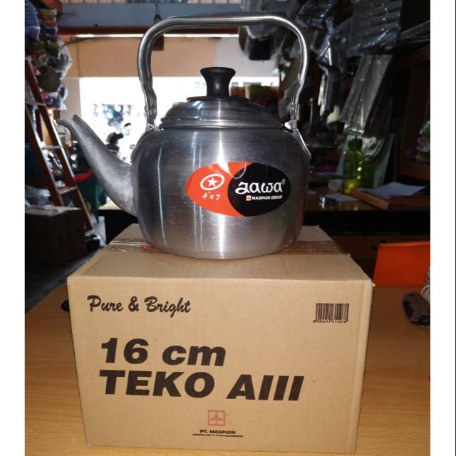 Jual Teko Aluminium Jawa 16 Cm/Ceret Aluminium Jawa | Shopee Indonesia