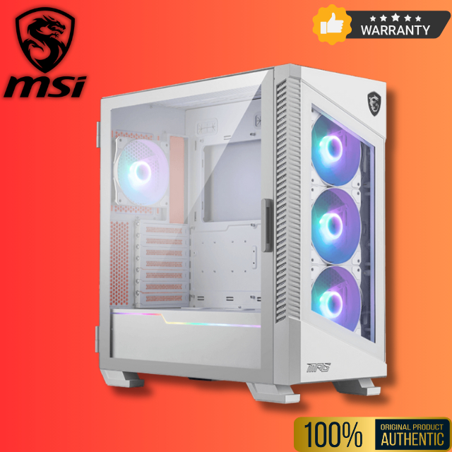 Jual PC Casing MSI MPG VELOX 100R Gaming PC Case White ATX/MATX/ITX ...