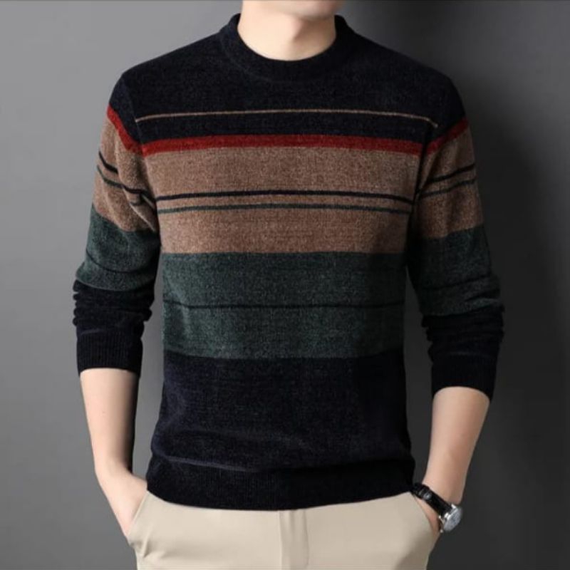 Jual Sweater rajut pria dewasa rasya strepe terbaru 17-60 tahun ...