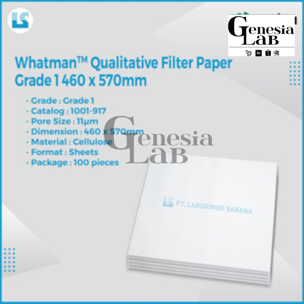 Jual Filter Paper Grade 1 Sheets 460 x 570, Whatman 1001-917 | Shopee ...