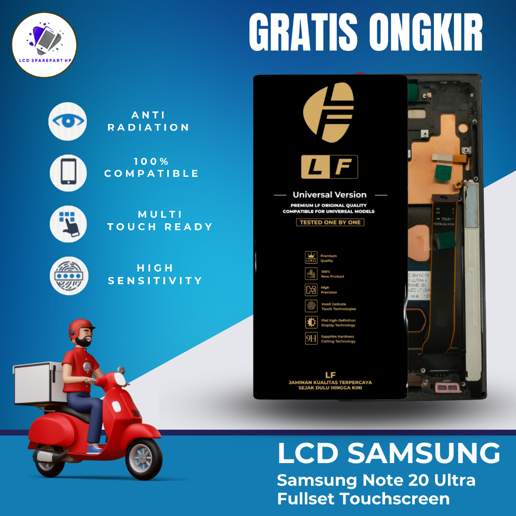 Jual LCD SAMSUNG NOTE 20 ULTRA FULLSET TOUCHSCREEN | Shopee Indonesia